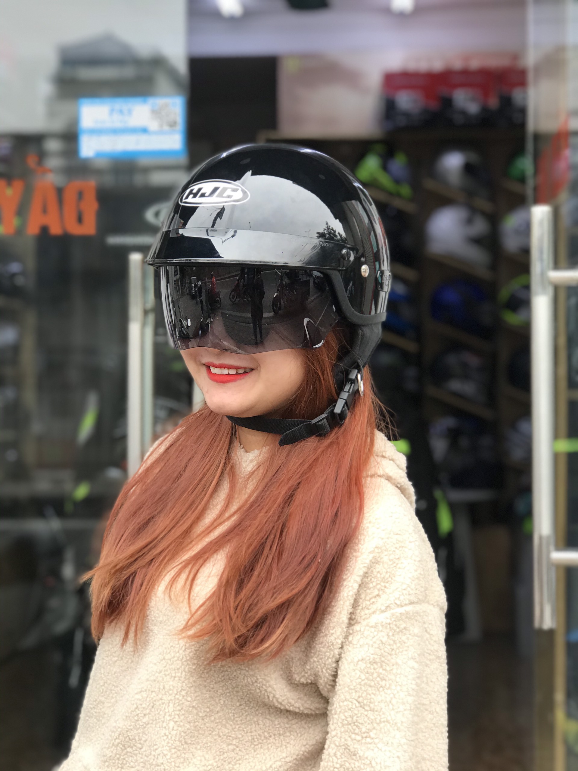 Mũ bảo hiểm nửa đầu HJC IS-2V (kính âm) - Gsports.vn